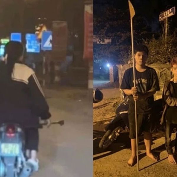 Ngăn chặn kịp thời một nhóm 'trẻ trâu' vác dao phóng lợn đi đánh nhau